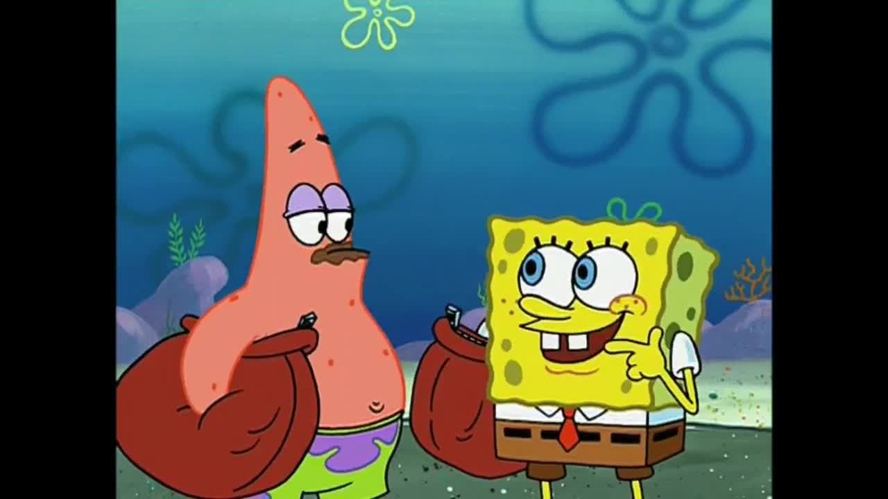 SpongeBob SquarePants S 3 E 12 "Chocolate with Nuts" / "Mermaid Man and ...